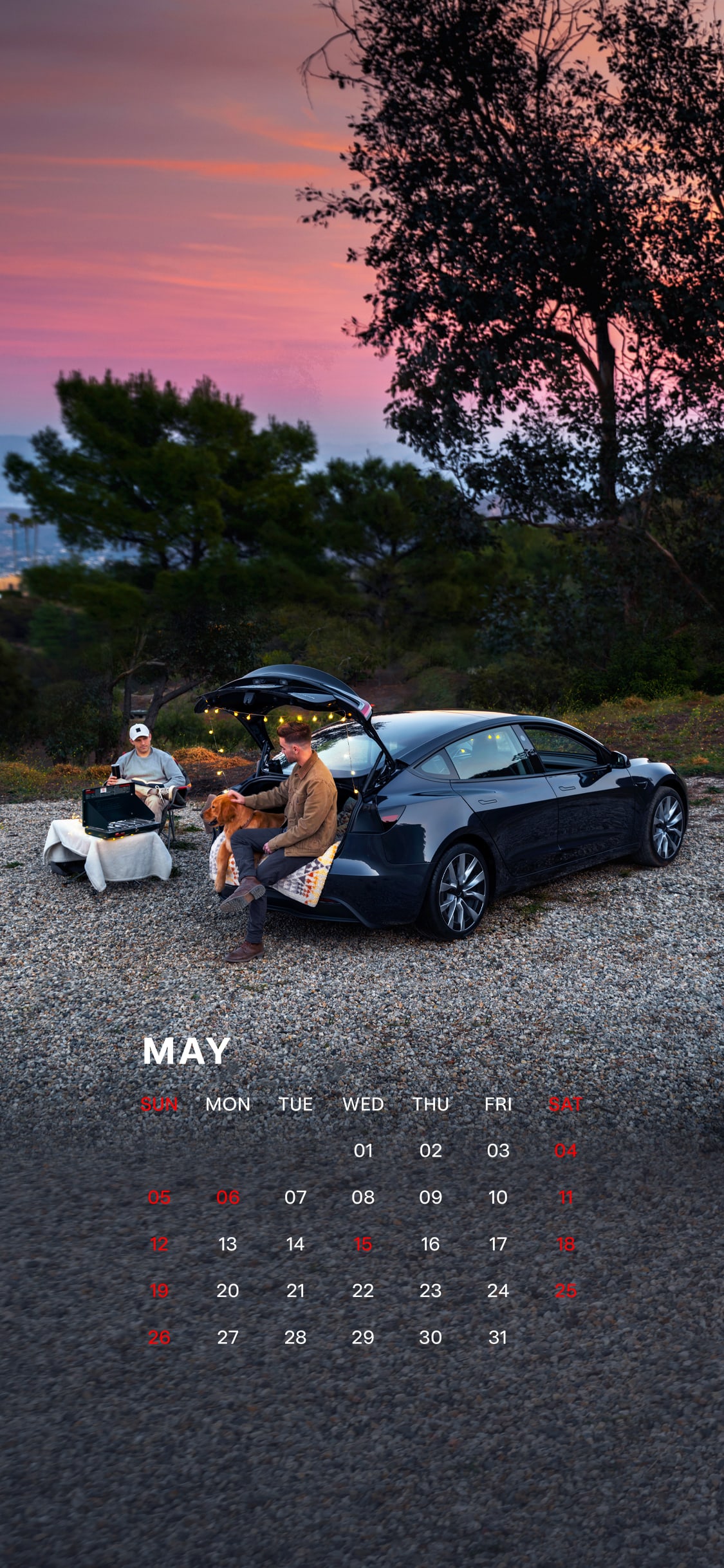 Tesla 2024년 달력 배경화면 – 5월 : 네이버 블로그